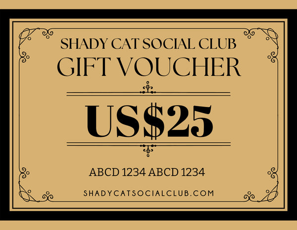 Shady Cat Social Club Gift Card